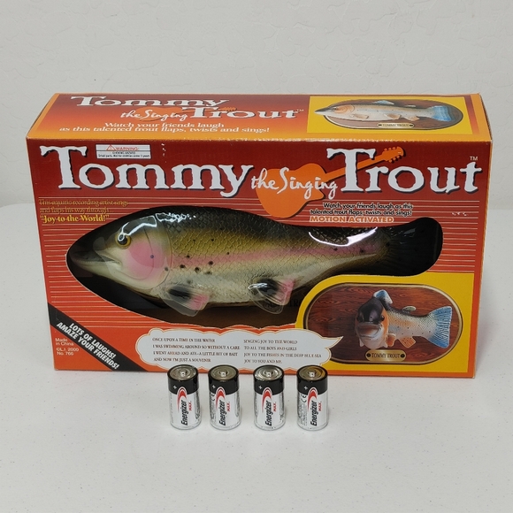 Tommy The Singing Trout | Wall Decor | Vintage Tommy The Singing Trout ...